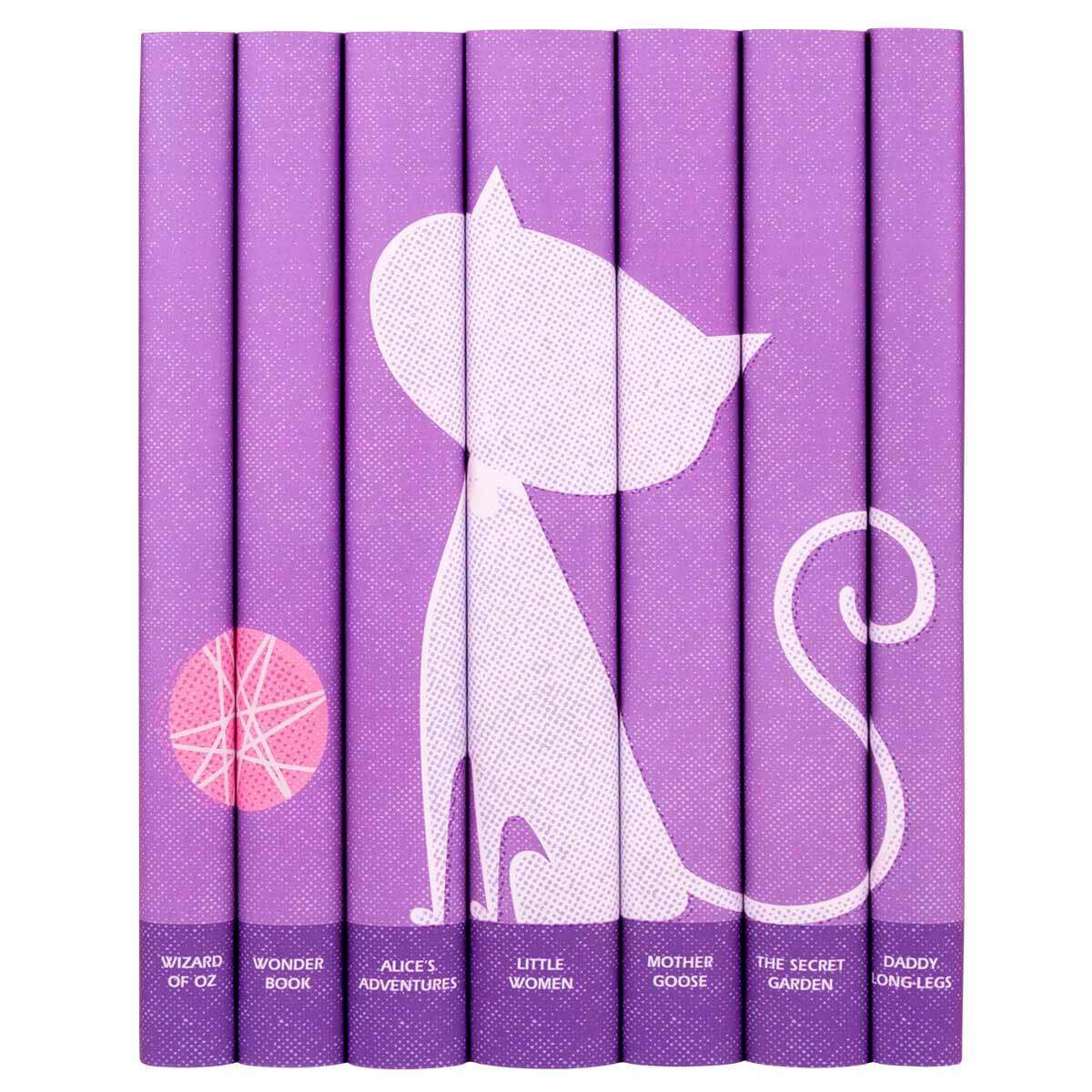 Classic Children's Book Set in Purple Cat Jackets - MTO – Juniper Custom