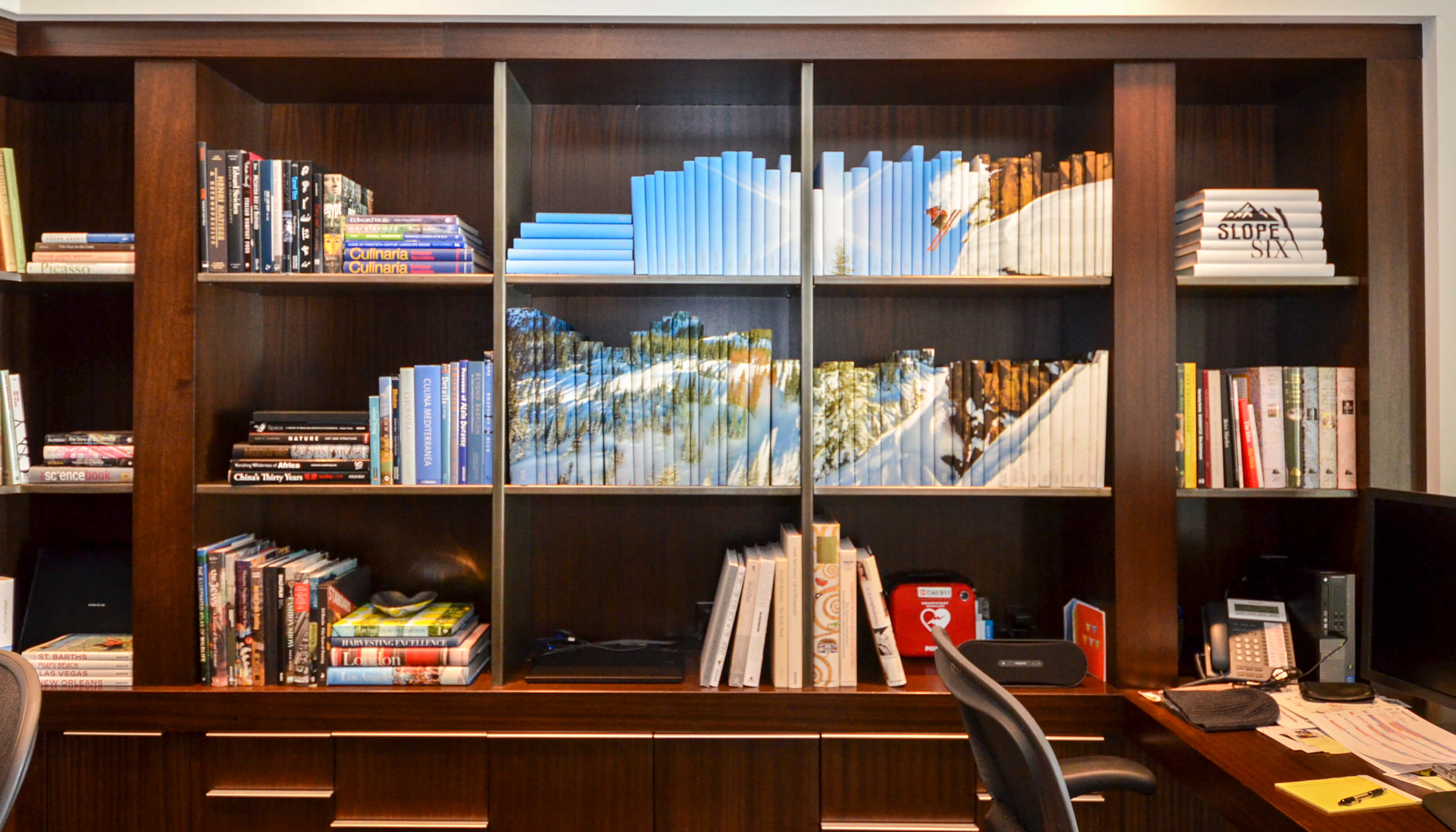 Mountain Home Ski House Library - Full Custom - Get Started with a Dep ...